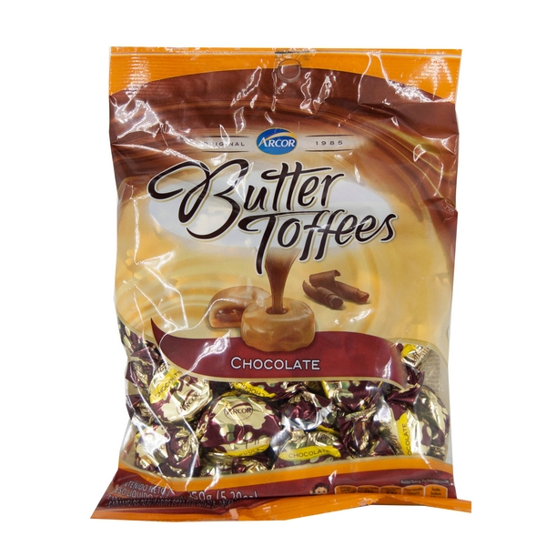 ARCOR CARAMELOS BUTTER TOFFEE CHOC.822G