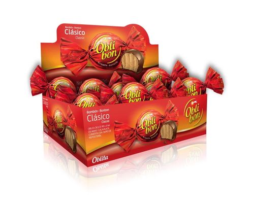 ALIM OBLI BON BOMBON NEGRO 17G X 12 U.