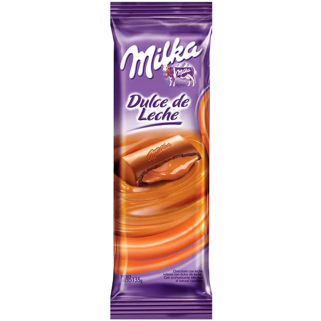 KRAFT CHOCOLATE MILKA RELLENO DULCE DE LECHE 135G