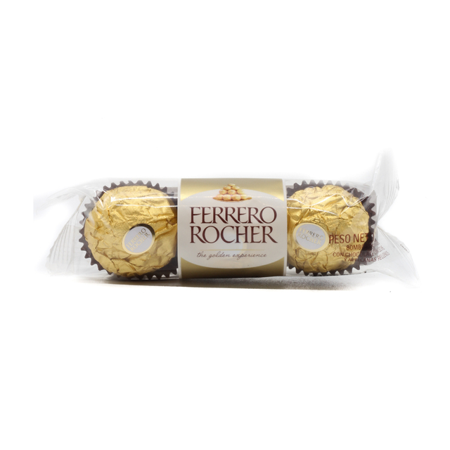FERRERO ROCHER BOMBON ROCHER ESTUCHE X 3 U.