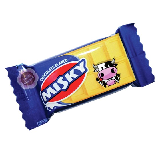 LA I CHOCOLATE BLANCO MISKY 8GR