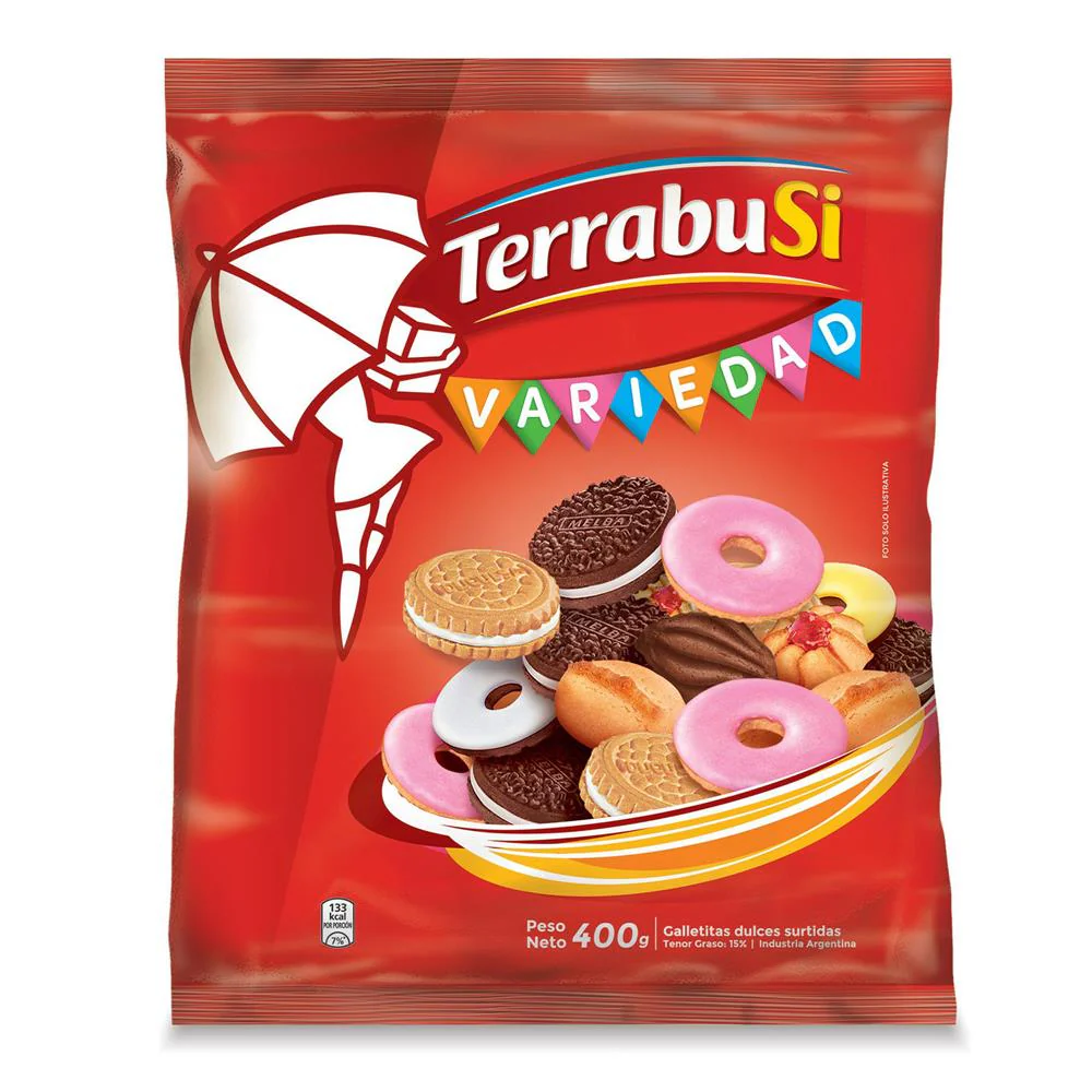 GALLETITAS VARIEDAD TERRABUSI 400G